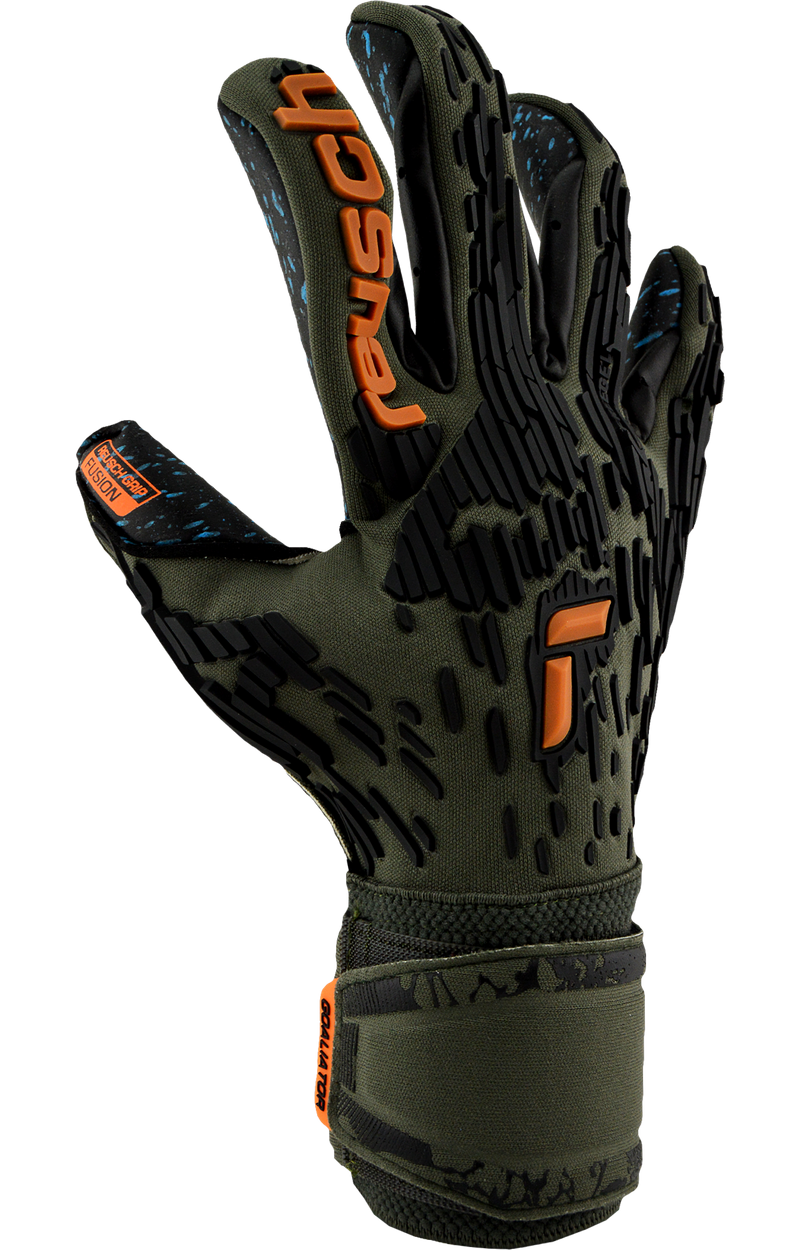 Reusch Attrakt Freegel Fusion Goaliator Desert Bloom - Arancione