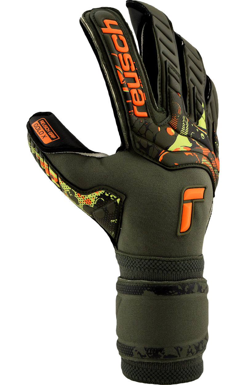 Reusch Attrakt Gold X Evolution Cut Desert Bloom - Orange