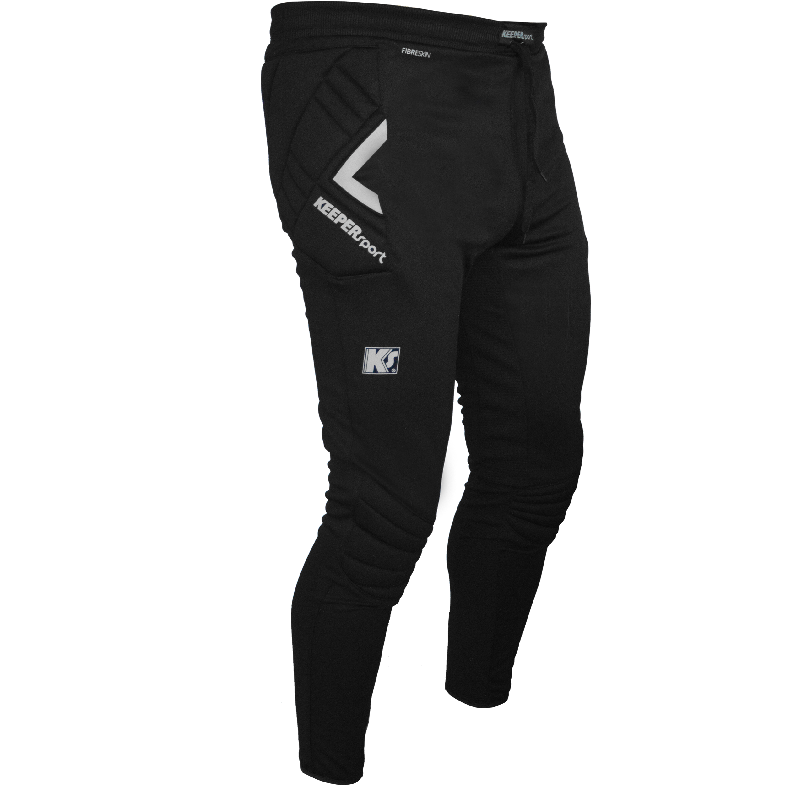 KEEPERsport GK Pants BasicPadded Jun - Black