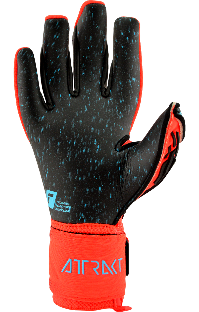 Reusch Attrakt Freegel Fusion Goaliator Electric Red - Rosso