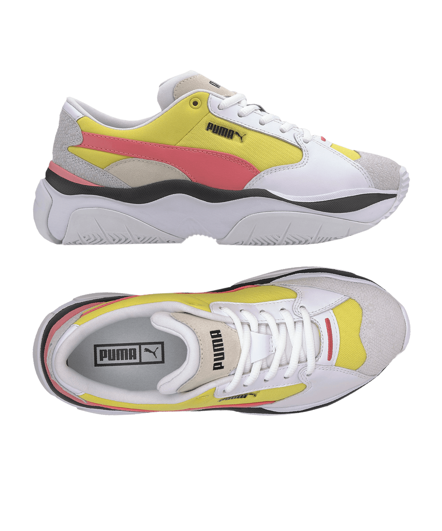 PUMA Storm Y Colours Block Sneaker Women - Gelb