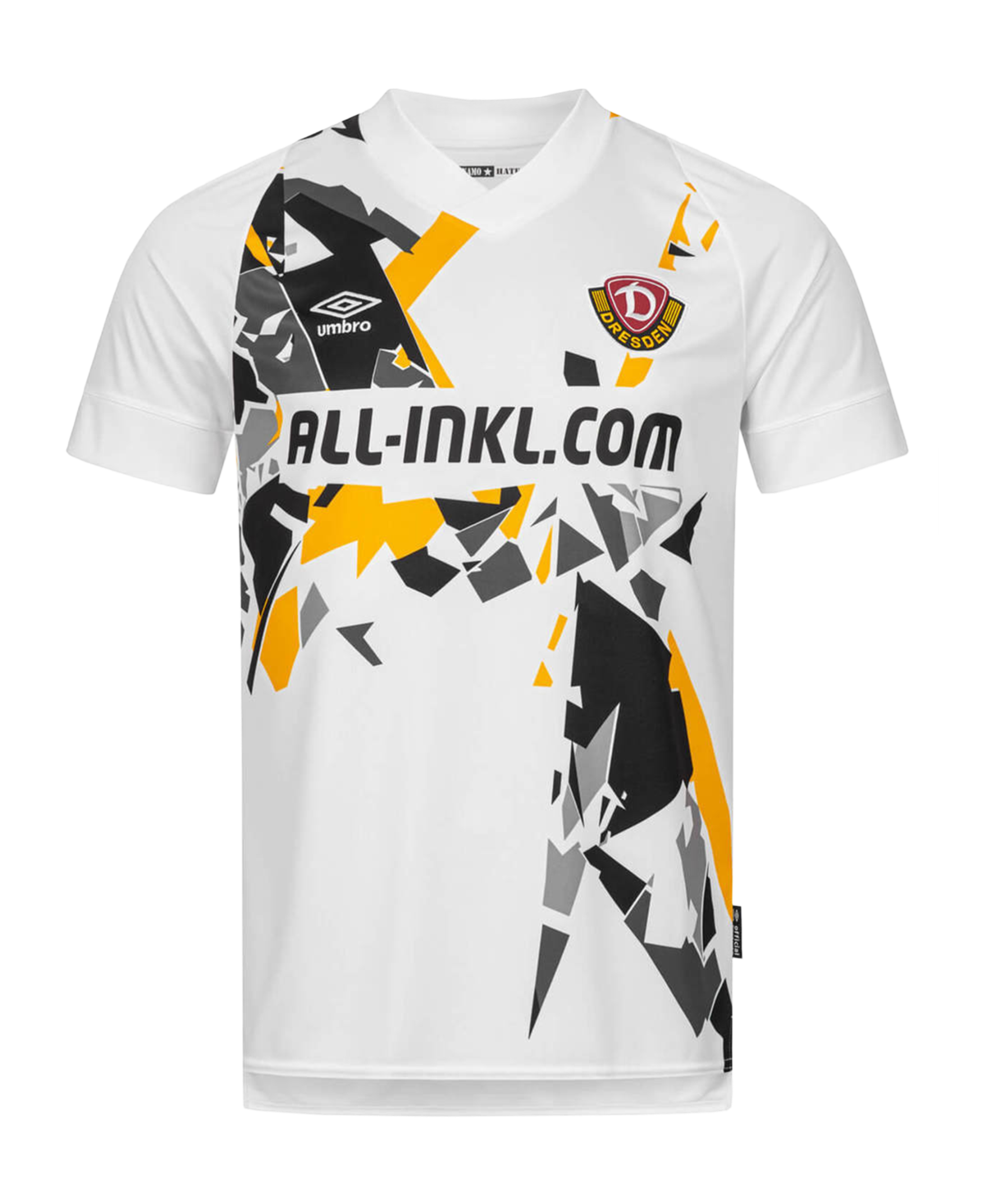 Umbro Dynamo Dresden Shirt Away 2022/2023 Kids - Noir
