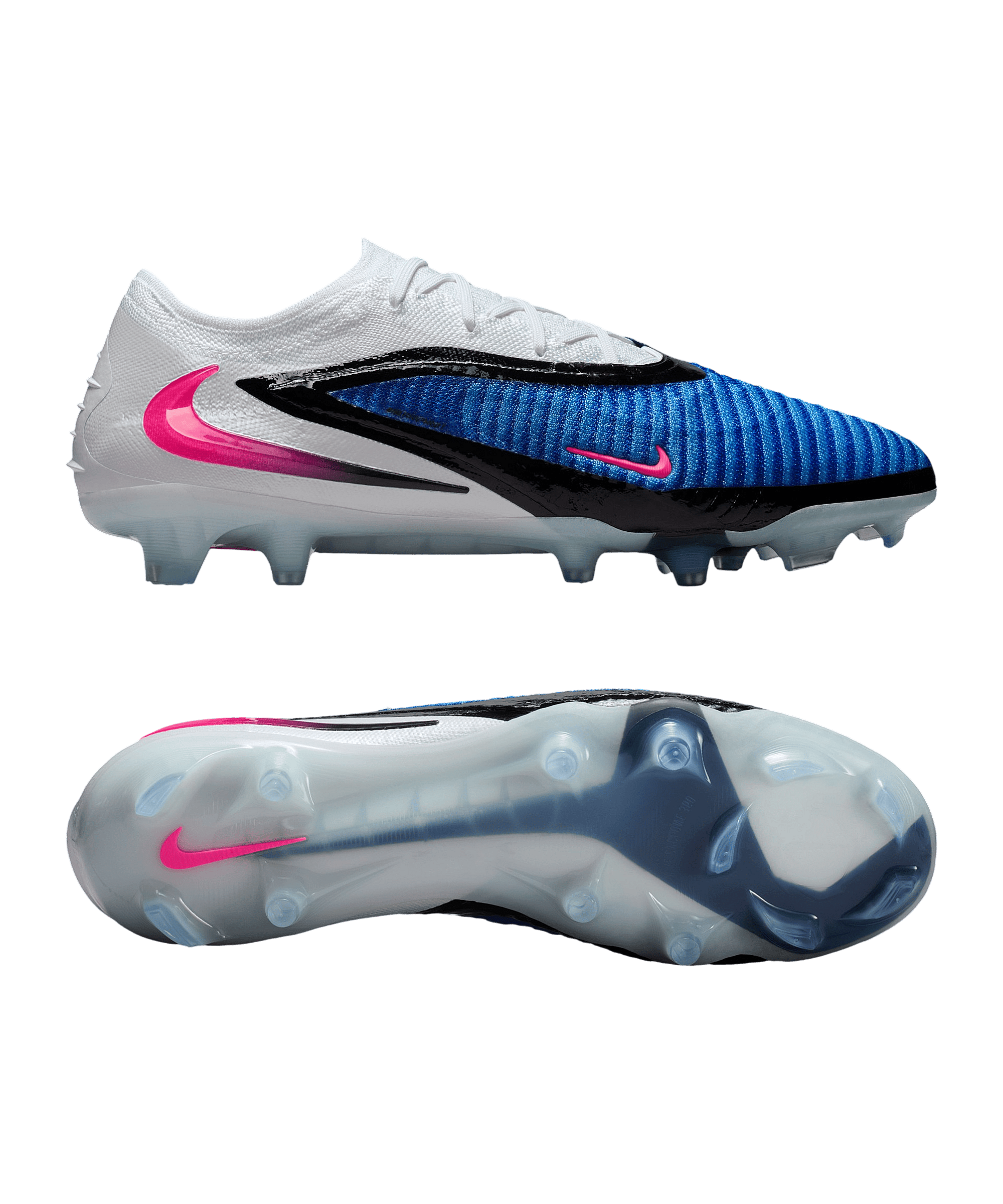 Nike Phantom 6 Low Elite FG Attack - Niebieski