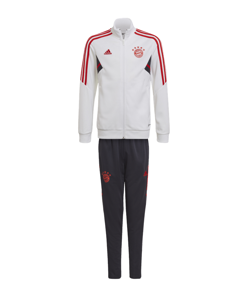 adidas FC Bayern München Tracksuit Kids - Blanc