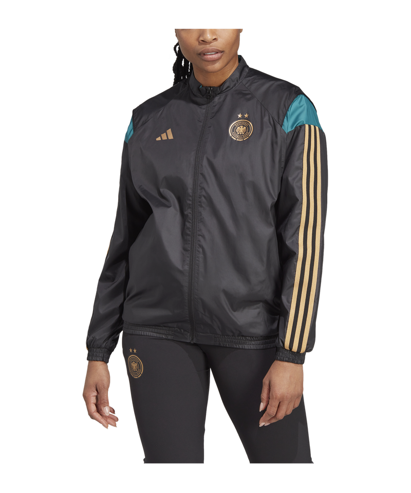adidas DFB Deutschland Prematch Jacket Frauen WM 2023 Women - Schwarz