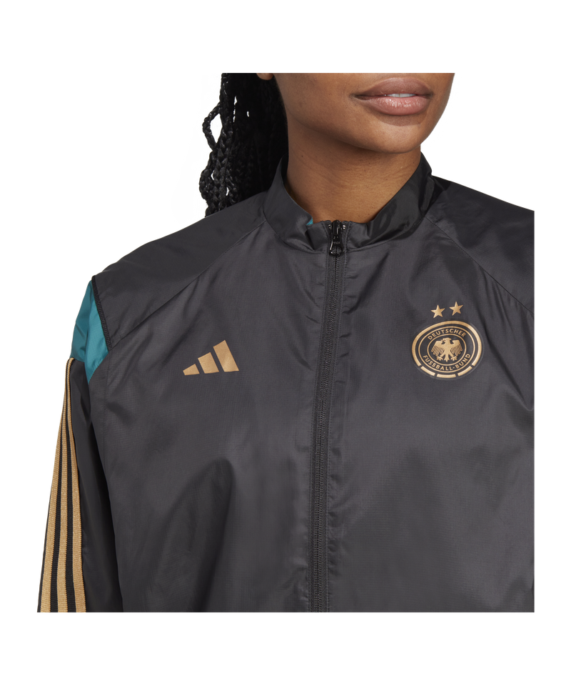 adidas DFB Deutschland Prematch Jacket Frauen WM 2023 Women - Schwarz