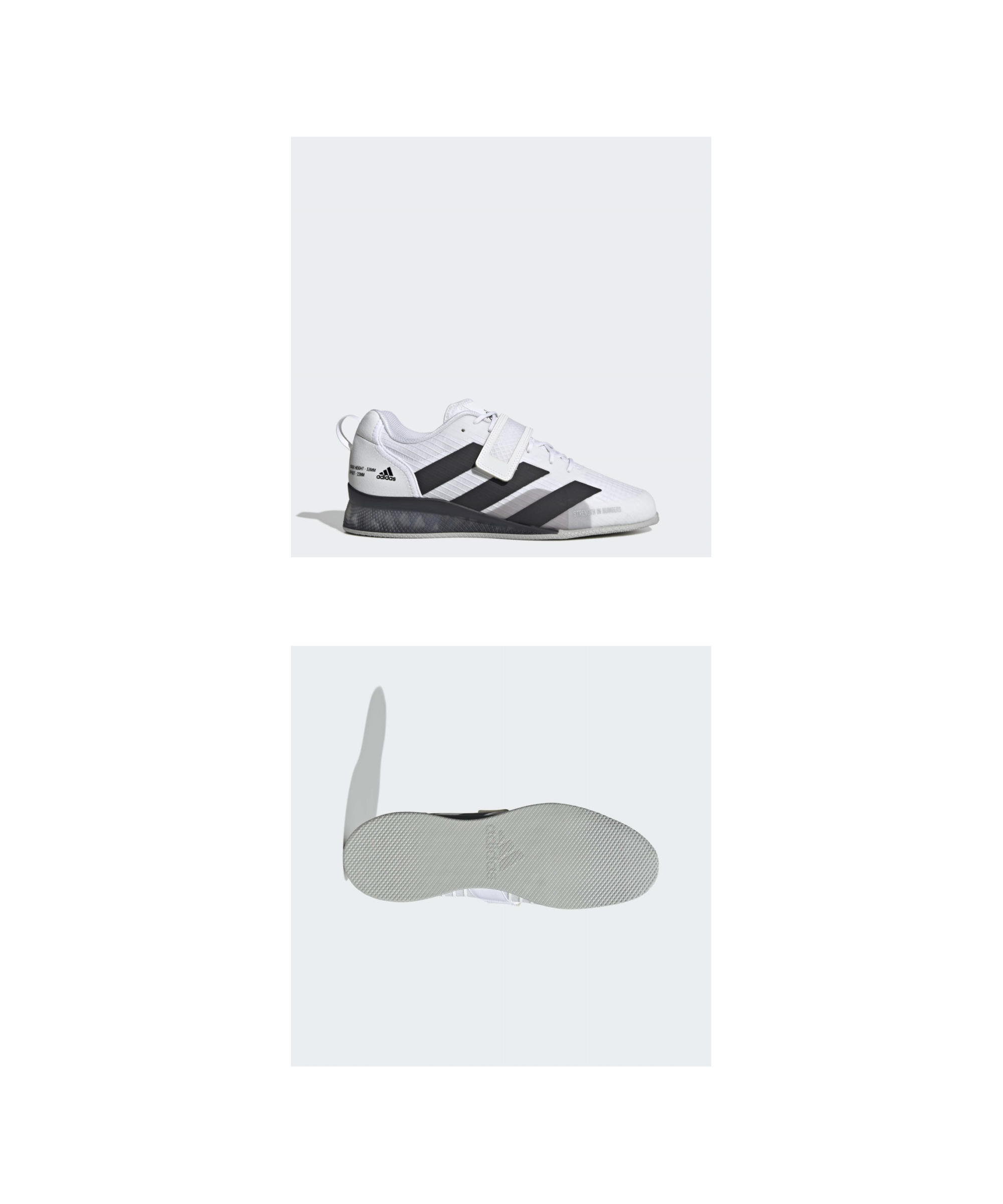 adidas Adipower Weightlifting 3 Shoes White - fehér