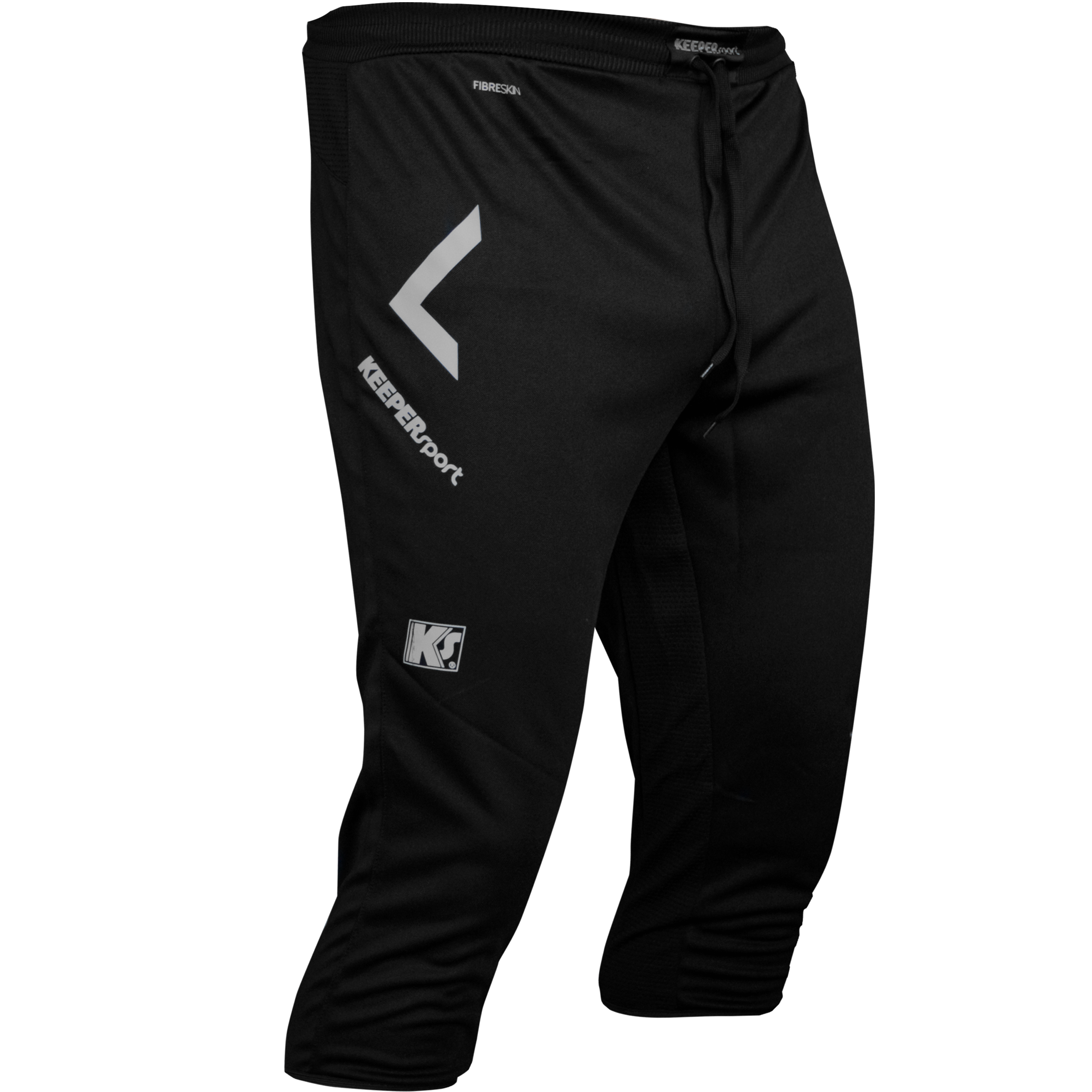 KEEPERsport GK Pants UnPadded 3/4 - μαύρο