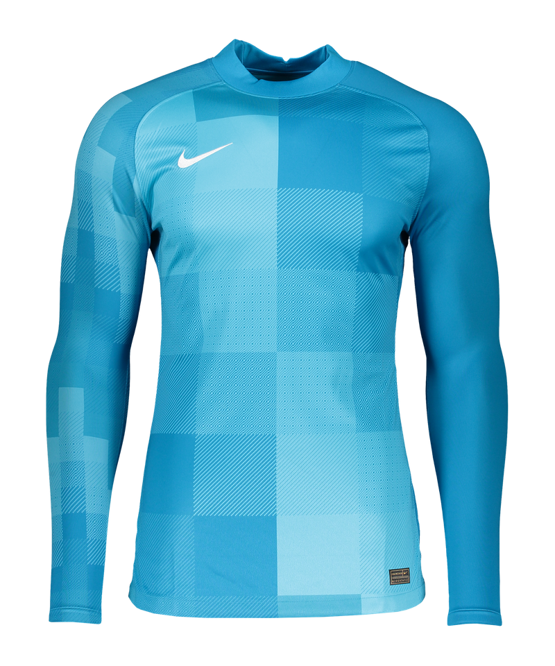 Nike Promo GK-Shirt l/s blue - Bleu