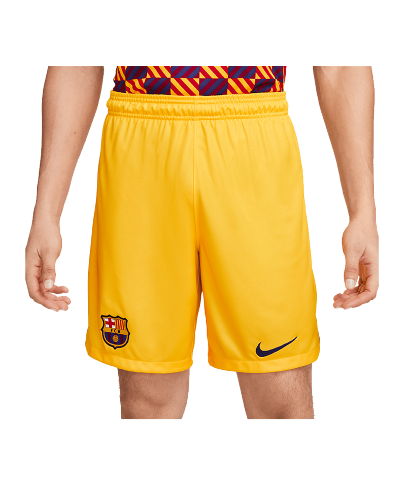 Nike FC Barcelona Short 4th 2022/2023 - Yellow