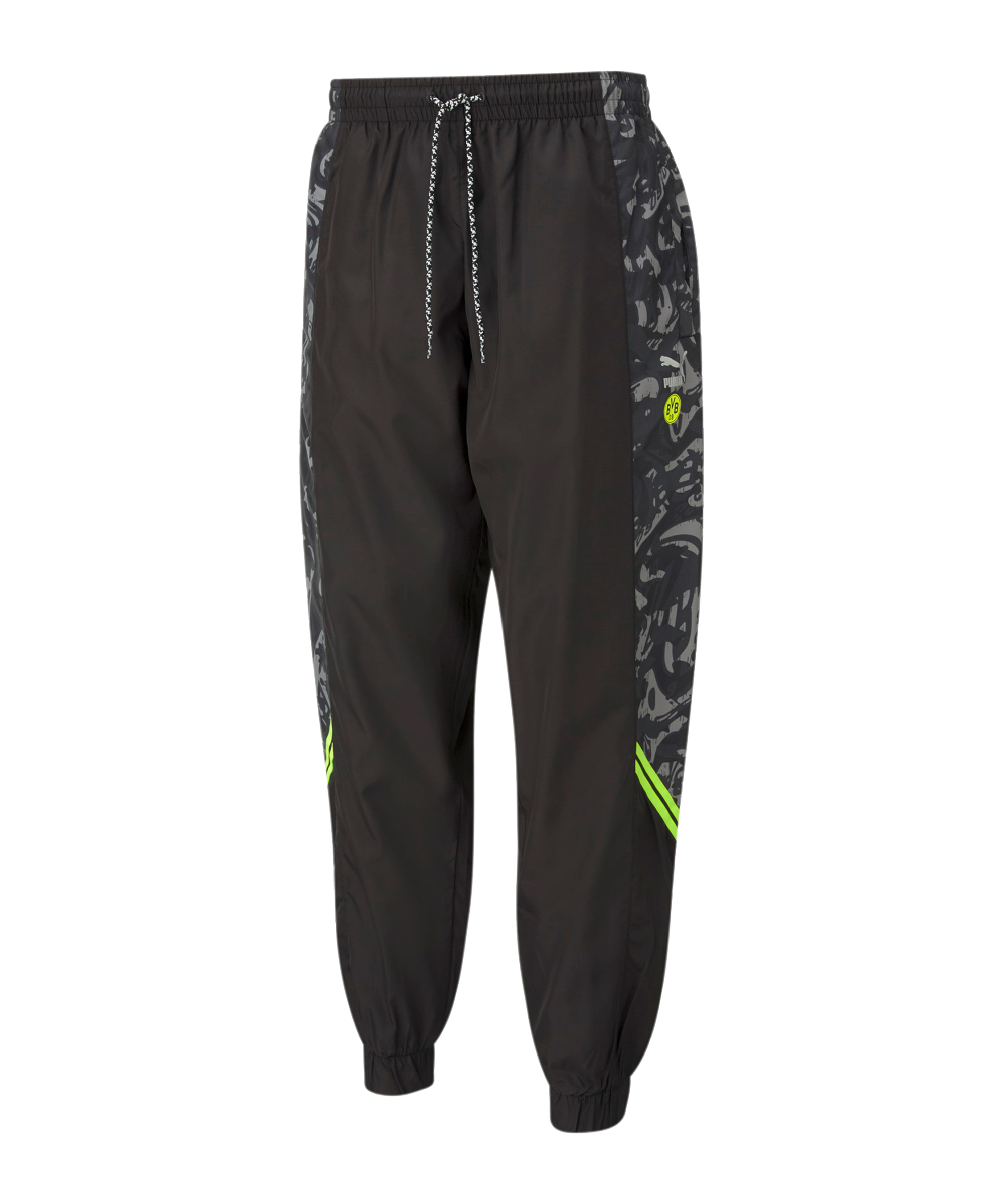 PUMA BVB Dortmund TFS Woven Pants - Jaune